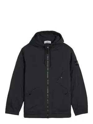 Stone Island Cordura Hooded Jacket - Black