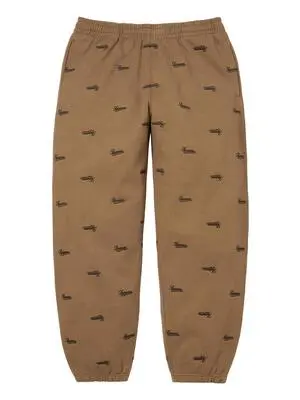 Supreme Repeat Script Sweatpants - Tan