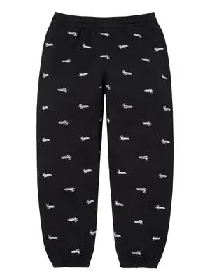 Supreme Repeat Script Sweatpant - Black