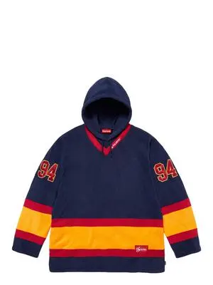 Supreme Polartec Hooded Hockey Jersey - Blue