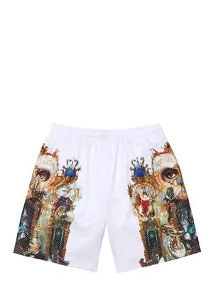 Supreme Michael Jackson Dangerous Mesh Shorts - White
