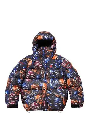Supreme X Marmot 800-fill Down 'skull Pile' Parka - Blue