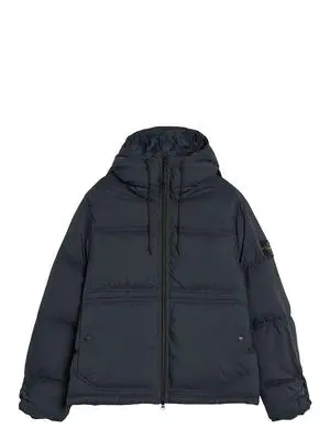 Stone Island Cordura Down Parka - Blue