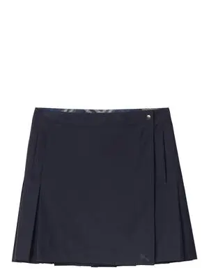 Burberry Technical Water-resistant Mini Skirt - Blue
