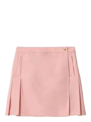 Burberry Stretch Pleated Mini Skirt - Pink