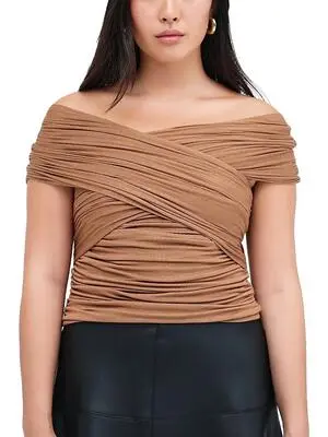MARCELLA Alyssa Infinity Top Chestnut