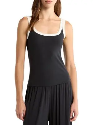UGG Nael Rib Tank Black/nimbus