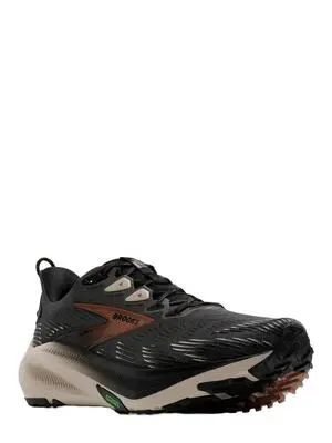 Brooks Ghost Trail Running Shoe - Ebony/black/clove