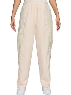 Nike Water Repellent High-waisted Track Pants - 103 Chalk/sail