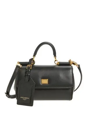 Dolce & Gabbana Mini My Sicily Handbag - 80999 Nero