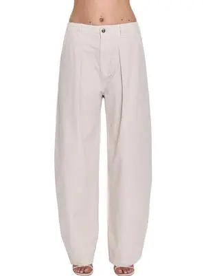 PISTOLA Eden Barrel Leg Pants - Parchment