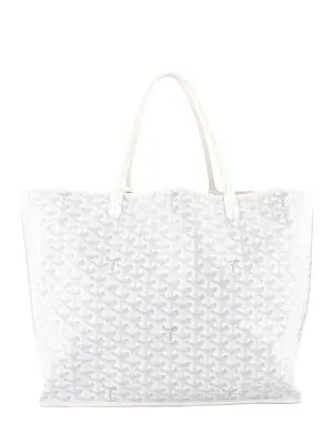 GOYARD Anjou Reversible Tote Coated Canvas And Toile Canvas Pm - White