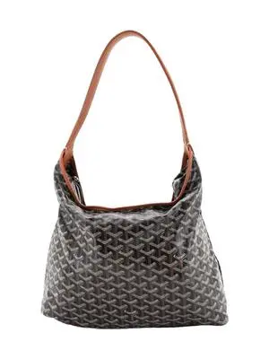 GOYARD Boheme Hobo Coated Canvas - Black