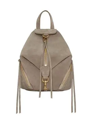 Rebecca Minkoff Mini Julian Suede Convertible Backpack - Clay
