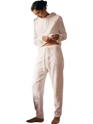 Eberjey Bouclé Joggers Pants Cream