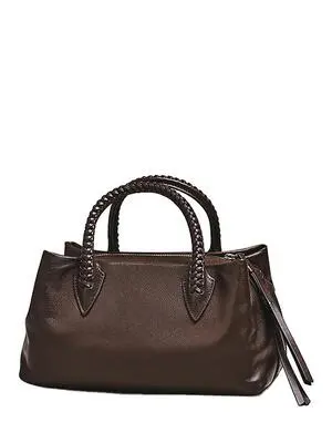 ORYANY Roy Leather Satchel - Brown
