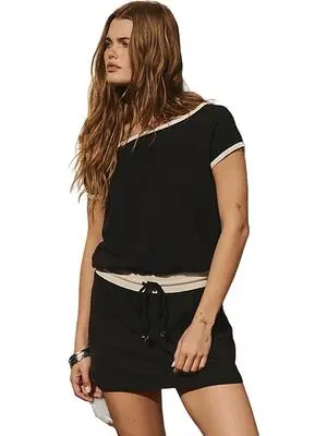 Free People My Favorite Mini Dress - Black Combo