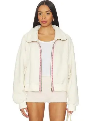 Free People Alpine Sherpa Cardigan - White Swan
