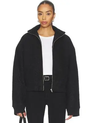 LOVERS AND FRIENDS Emmie Sherpa Jacket - Black