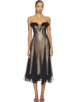 MIRROR PALAIS Valentina Dress - Noir