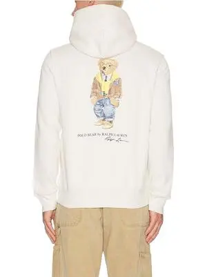 Polo Ralph Lauren Fleece Polo Script Heritage Bear Hoodie - Nevis