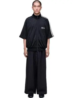 Adidas Y-3 Sport Uniform Pinstripe Track Pants - Black / Chalk White