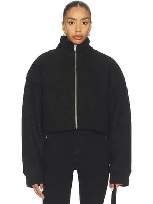 LOVERS AND FRIENDS Emmie Sherpa Jacket - Black