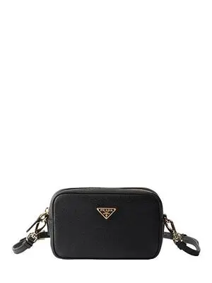 Prada Leather Mini Bag - Black