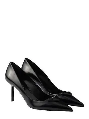 PRADA Brushed Leather Pumps