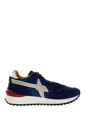 W6YZ Yak-m Sneakers - Navy Beige