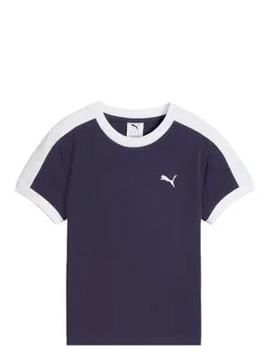 PUMA T7 Slim Fit T-shirt - Deep Plum