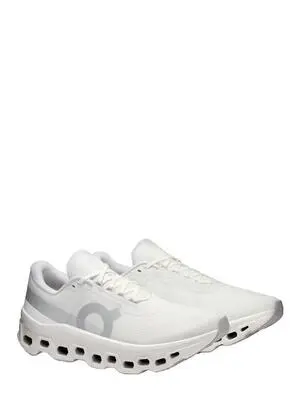 On Cloudmonster 1 Running Shoe White/white