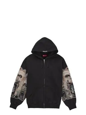 Supreme Michael Jackson Dangerous Zip Up Hoodie - Black