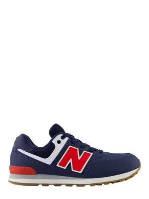 NEW BALANCE 574 Lace-up Sneakers - Nb Navy Blue/team Red