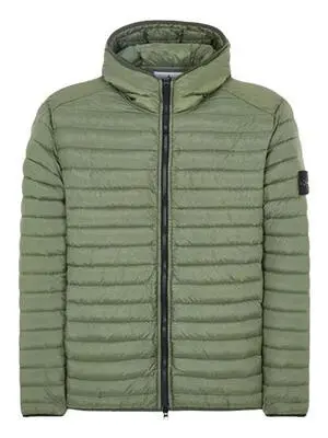 Stone Island 40324 Loom Woven Chambers Rnylon Downtc Packable Jacket - Olive Green