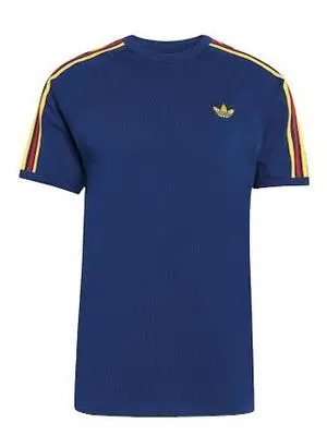 Adidas 3stripes T-shirt - Dark Blue Crew Yellow Power Blue
