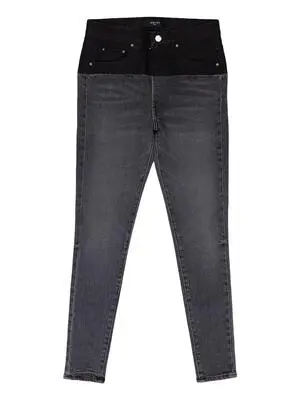 Amiri Leather Skinny Jeans - Black