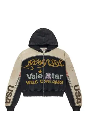 VALE FOREVER Star Zip Up - Black