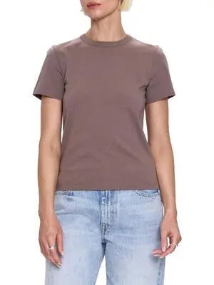 PISTOLA Alba Cotton T-shirt - Mink