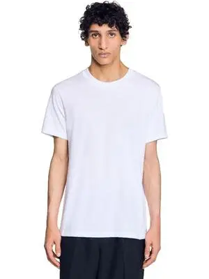 Sandro Cotton T-shirt - White