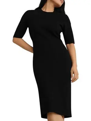HOBBS LONDON Bridget Knitted Dress - Black
