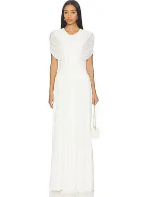 Simkhai Nancie Cape Dress - Ivory