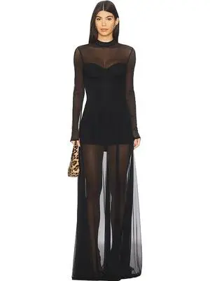 OW Kya Maxi Dress - Black