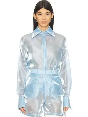 MARIANDREE GAITAN Athenea Blouse - Light Blue