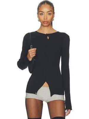 OPERASPORT Claire Seamless Top - Black