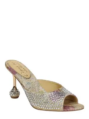 CIRCUS NY BY SAM EDELMAN Gisella Embellished Sandals Gold Leaf Multi