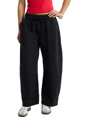 Bp. Barrel Leg Fleece Sweatpants - Black