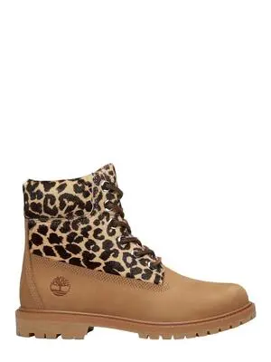 Timberland 6" Premium Boots - Leopard Print/beige Nubuck