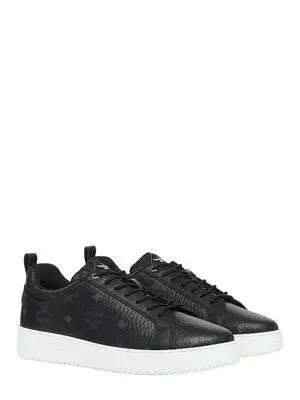 Mcm Neo Terrain Visetos Sneakers - Black