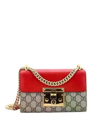 Gucci Padlock Small Crossbody Bag - Red